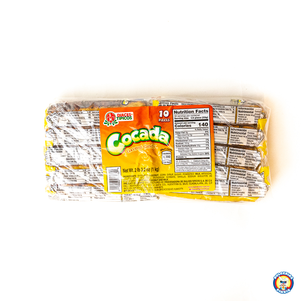 Azteca Cocada 10pc Amarilla | Rediscover the Original Taste of Mexican ...