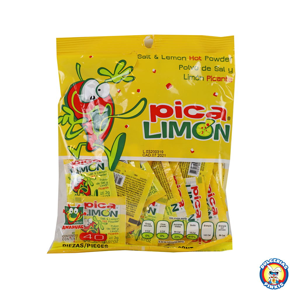 Anahuac Pica Limon 40pc | Try the Wild Taste of Lucas Powder Candy!