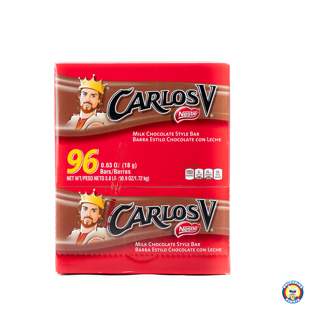 Nestle Carlos V 96pc | Dulcerias Pinkis Most Popular Mexican chocolate ...