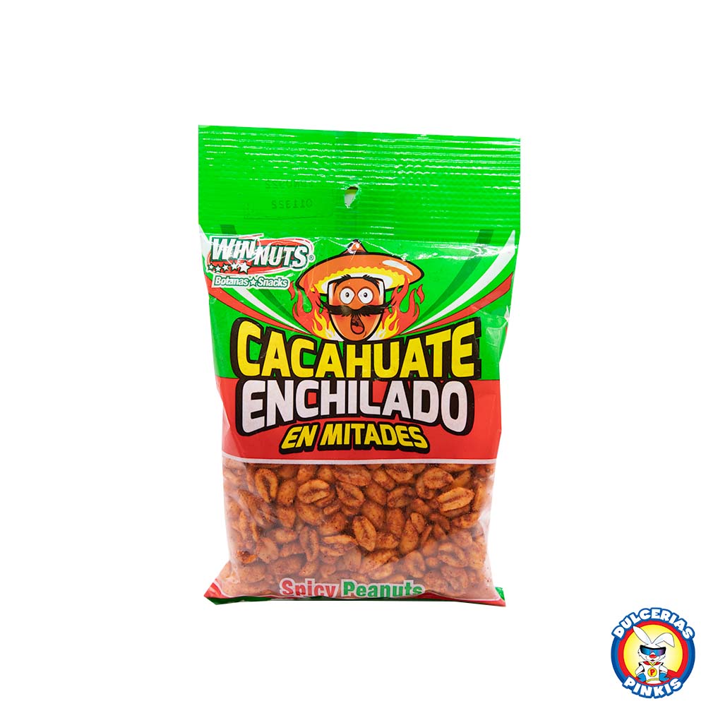 Winnuts Cacahuate Enchilado 150g | Mexican peanuts, a flavorful snack ...