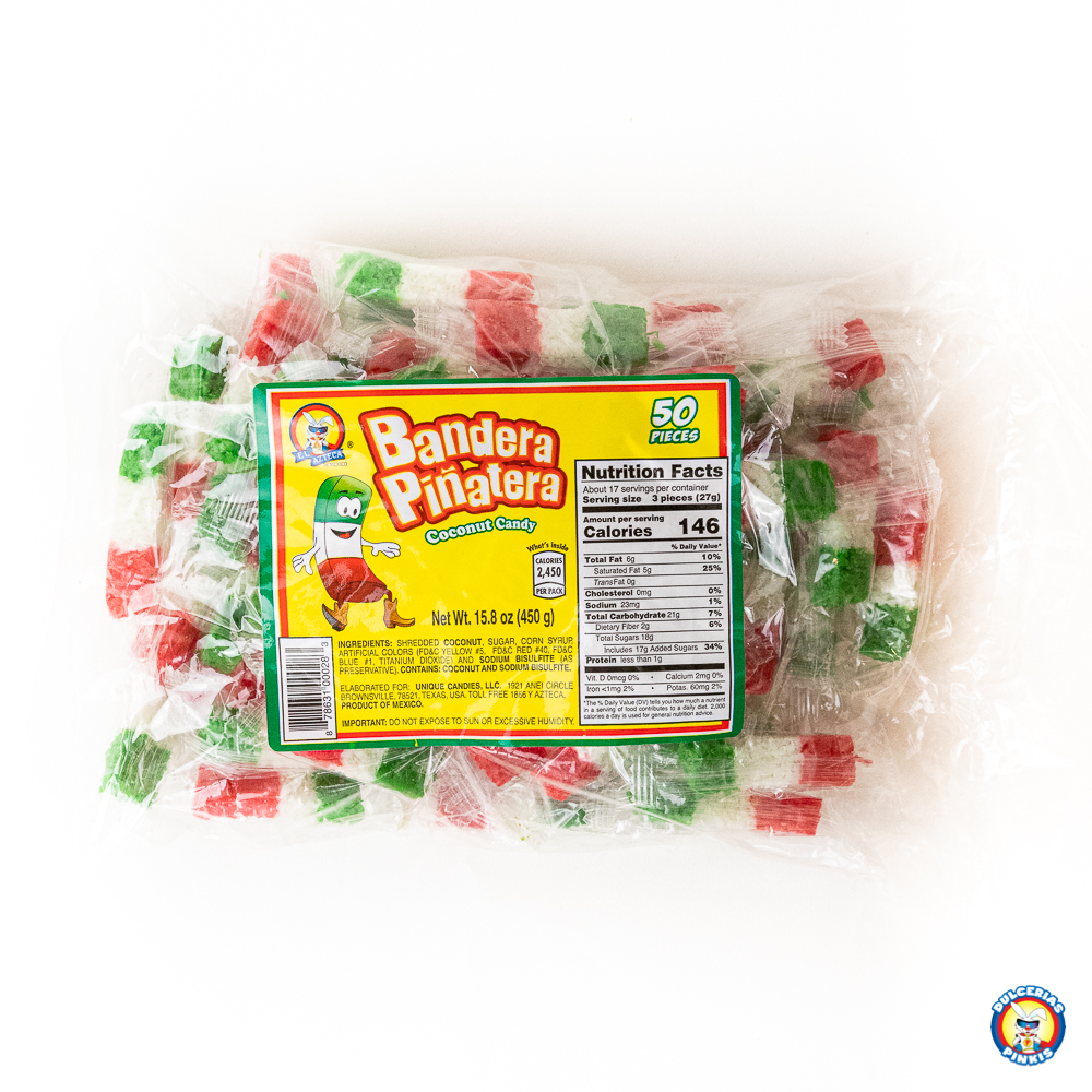 Azteca Coconut Flags Banderitas Piñatera 50pc | Rediscover the Original ...