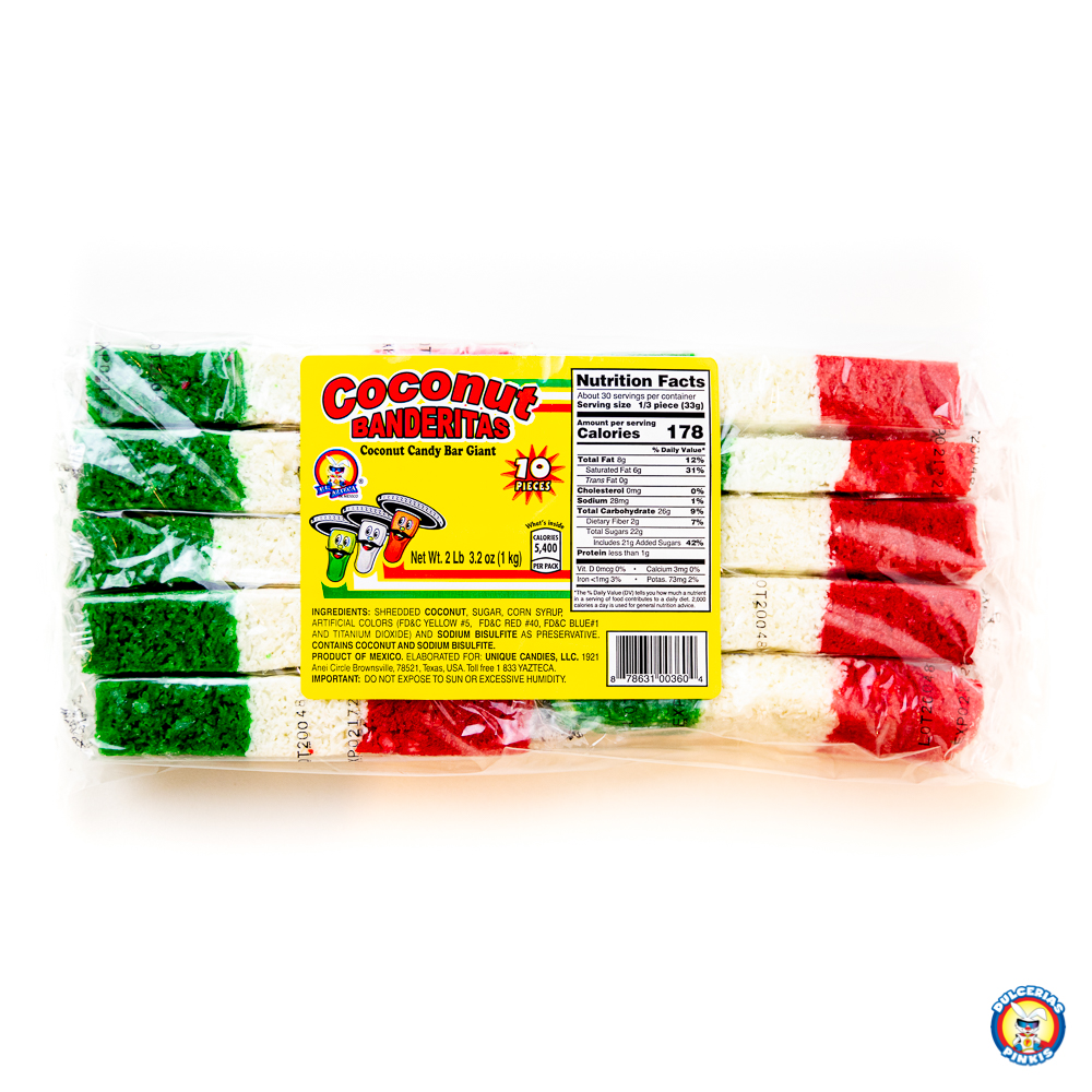 Azteca Coconut Flags Banderitas Giant 10pc | Rediscover the Original ...