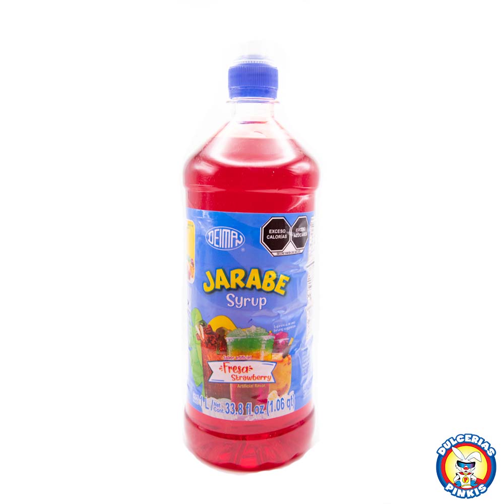 Deiman Jarabe Syrup Fresa Strawberry 1L | Try the Bold Flavors of All ...