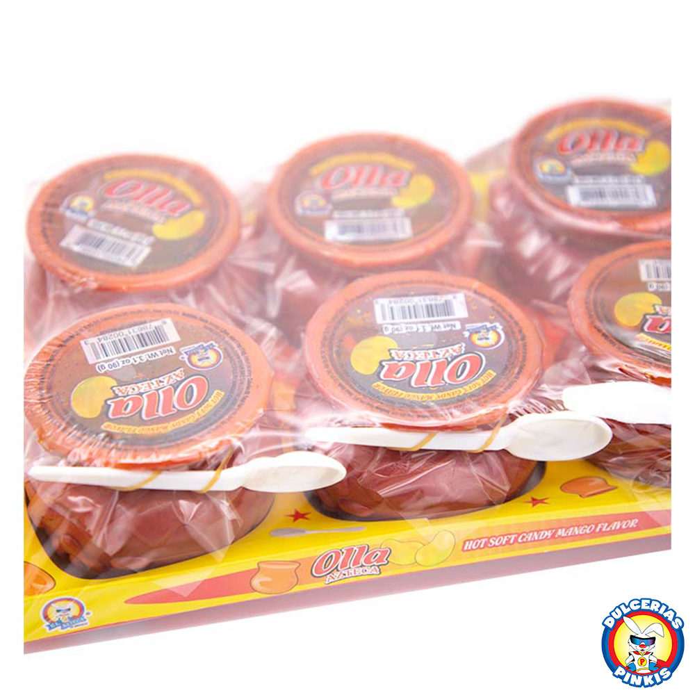 Azteca Olla Mango 6pc | Discover the Sweet-Sour Taste of Tamarindo Candy